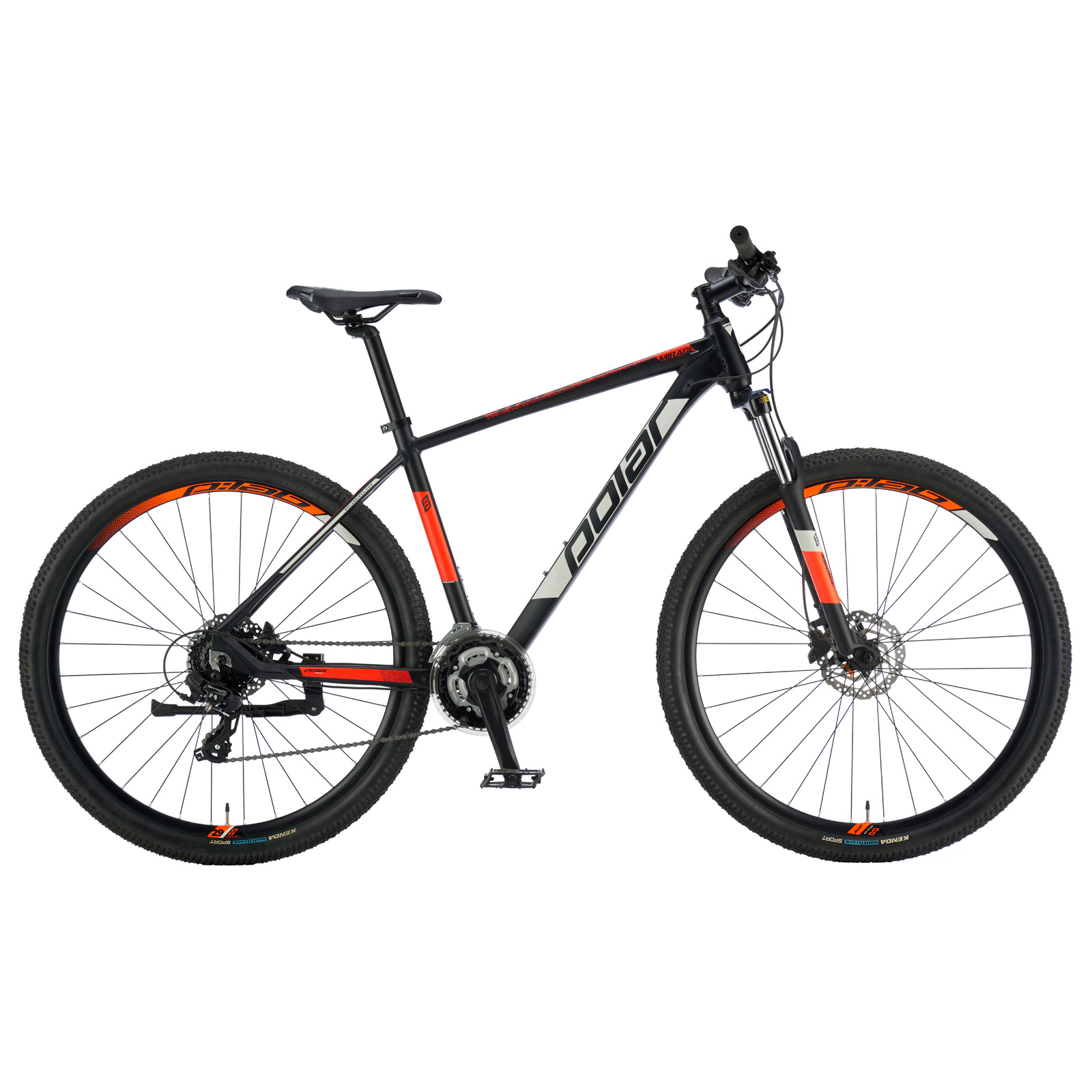 Bicicleta Mtb Polar Mirage Comp A1 - 29 Inch, XL, Negru-Portocaliu la ...