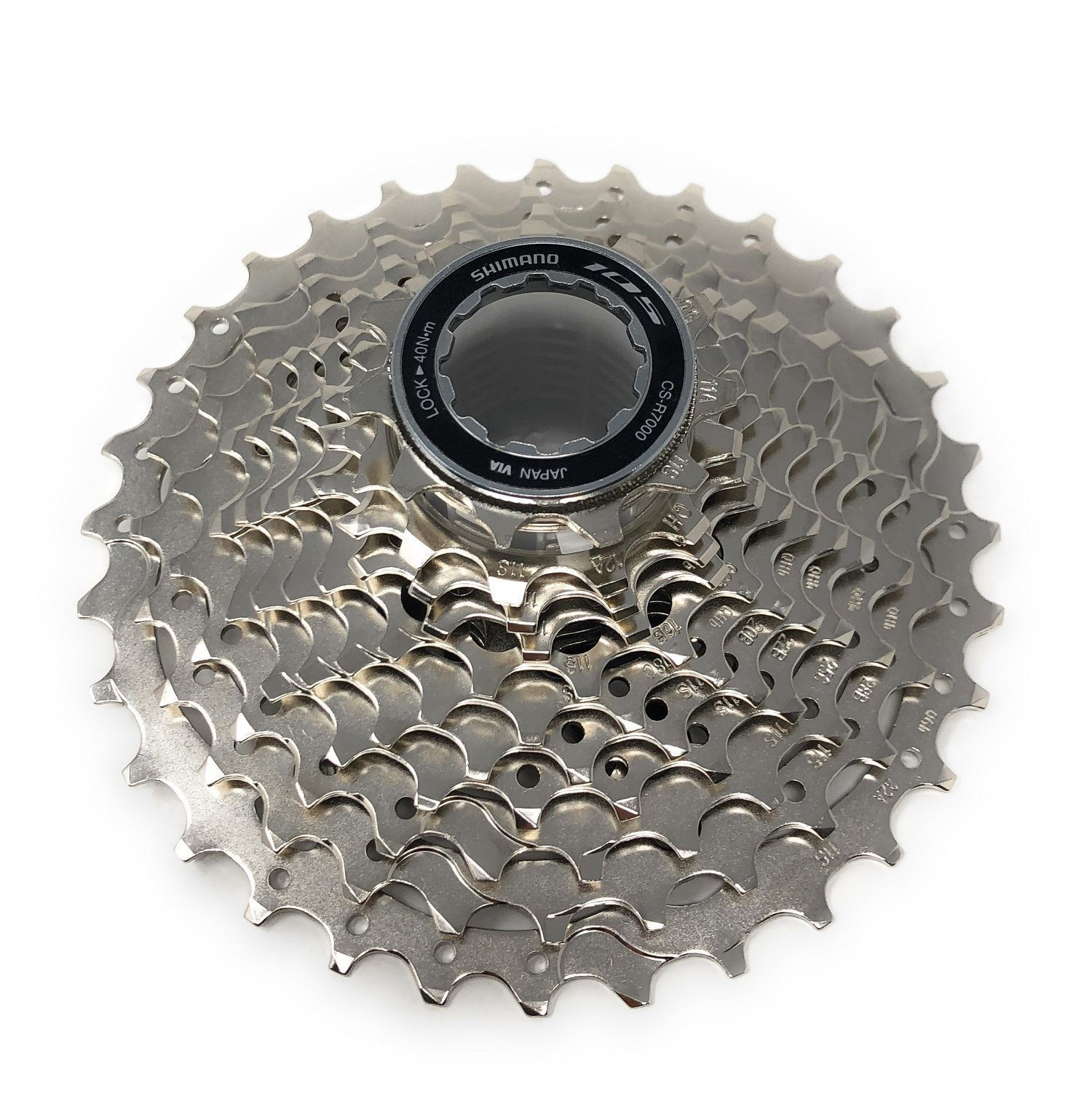 Pinioane Casetate Shimano 105 - 11-32T, 11 Viteze, Argintiu