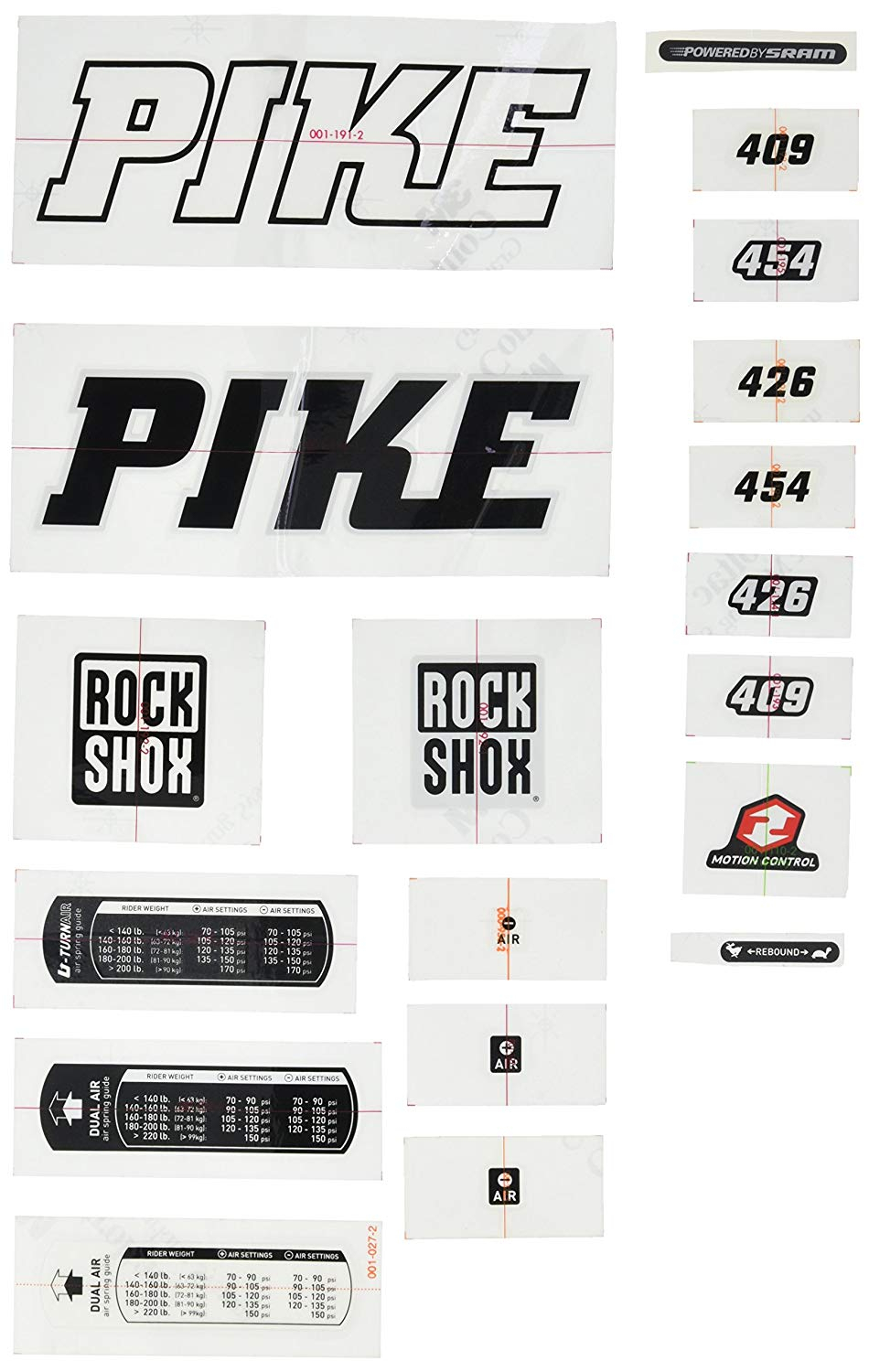 Pike Decal Kit - Black la 91.00 lei