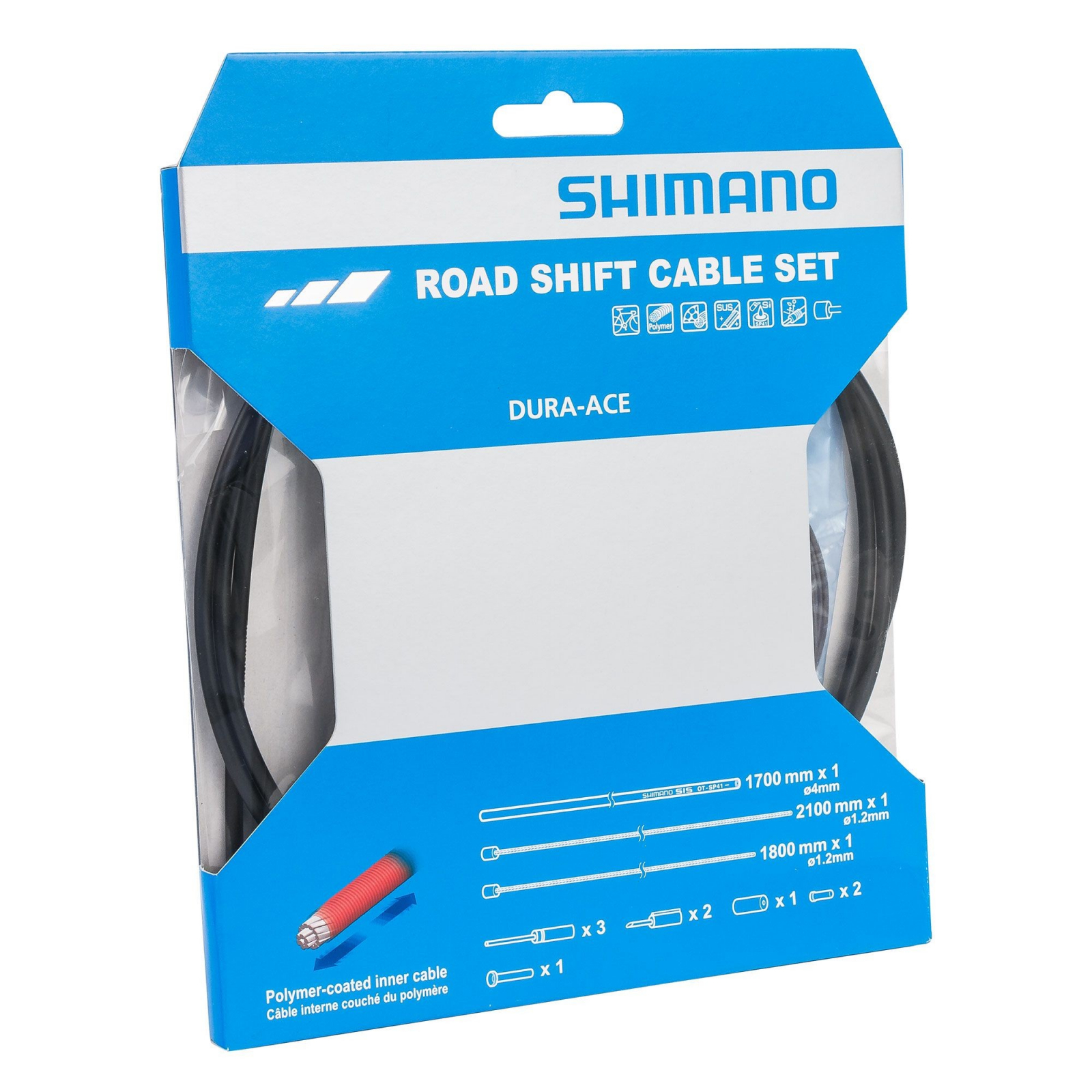 Set cabluri si camasi schimbator Shimano Dura Ace negru