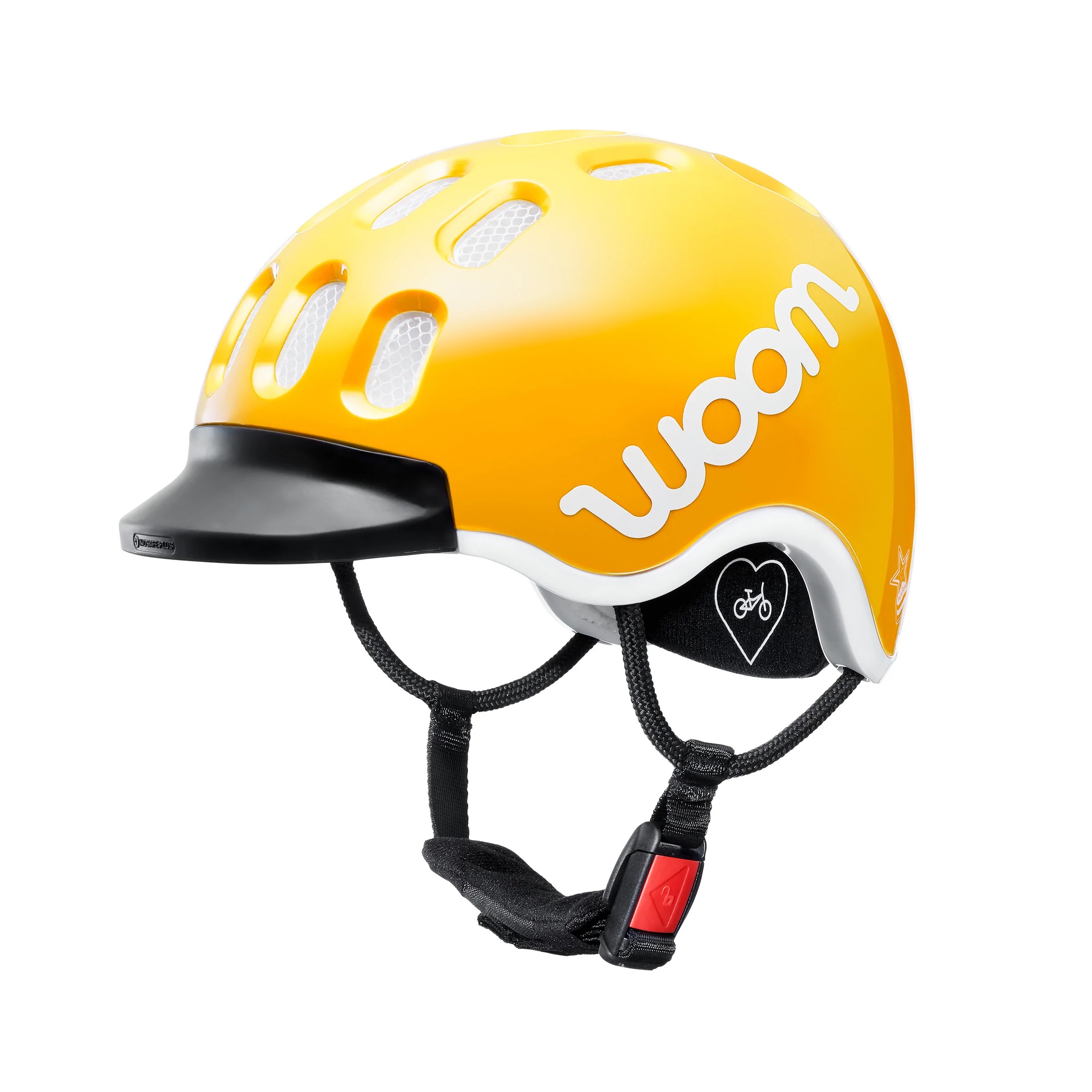 Woom - casca ciclism copii - galben alb la 297.00 lei
