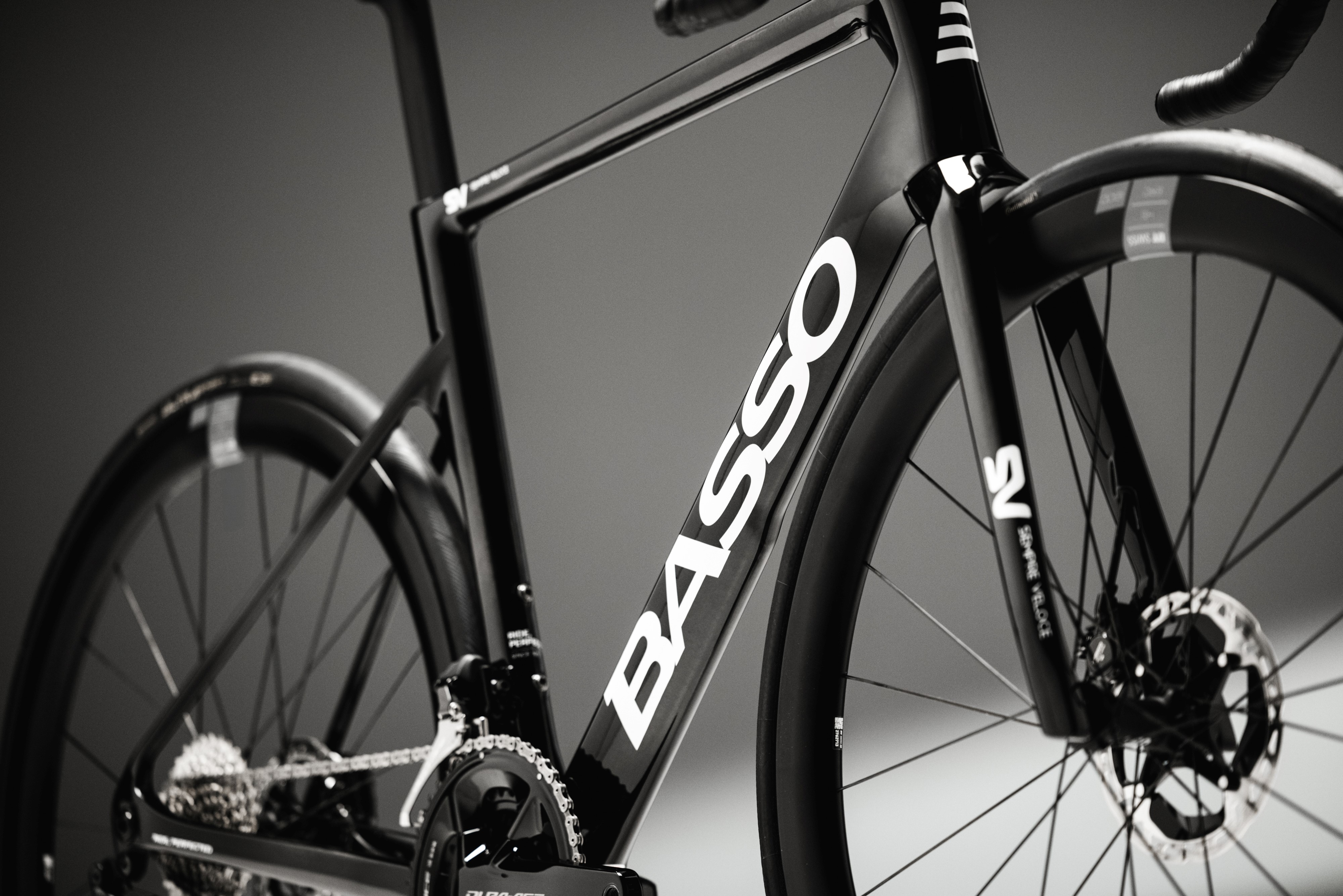 Bicicletă șosea Basso SV Campagnolo Super Record S - Pure Black la ...
