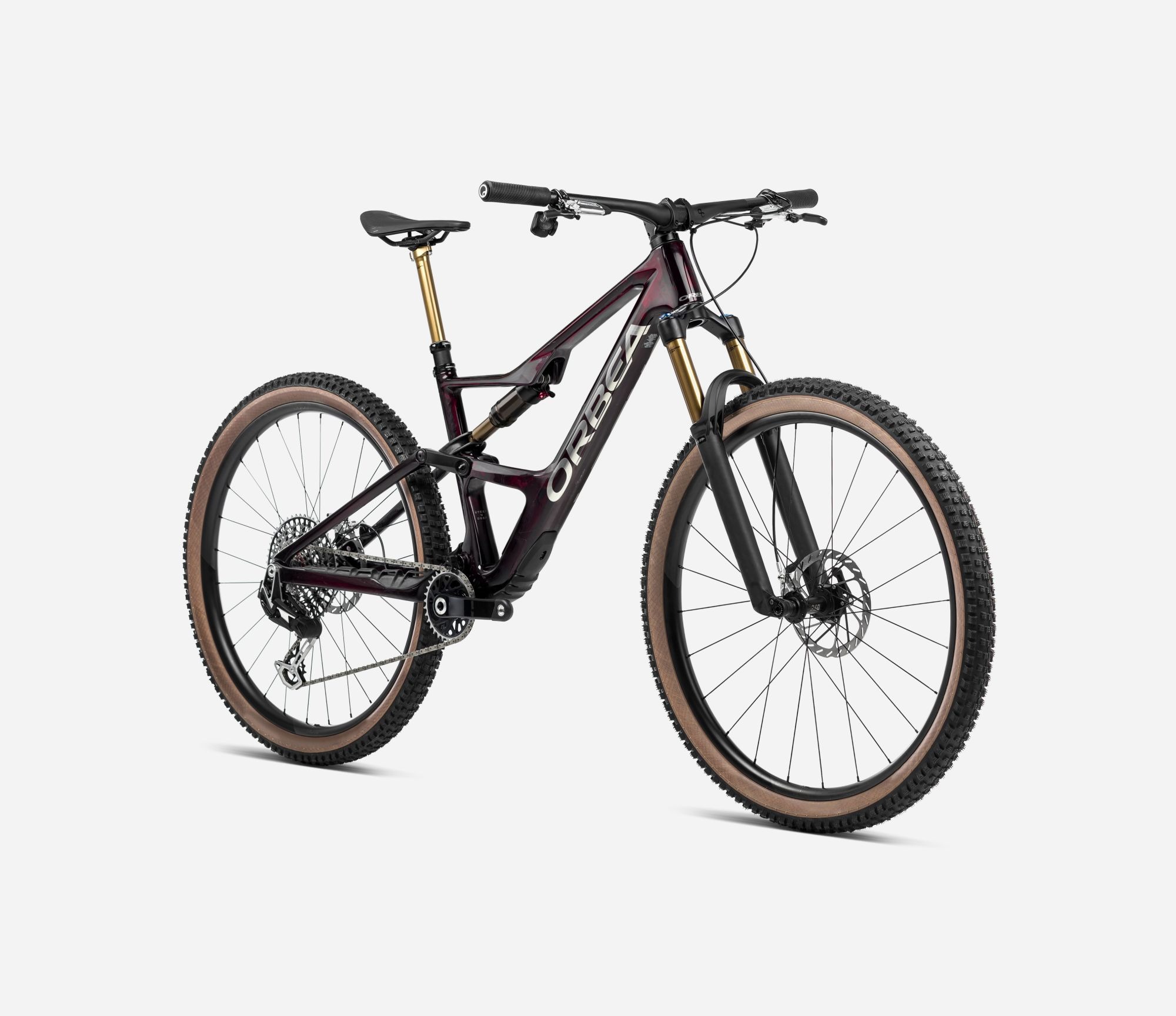 Bicicletă MTB All Mountain full suspension Orbea OCCAM LT M10 - Wine ...